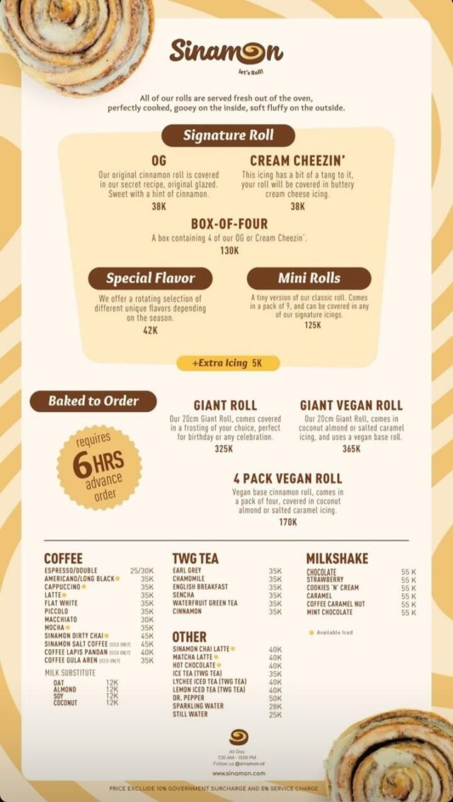 Sinamon Bali – Umalas/Pererenan/Atlas/Ubud 07:30-22:00 麵包 ...